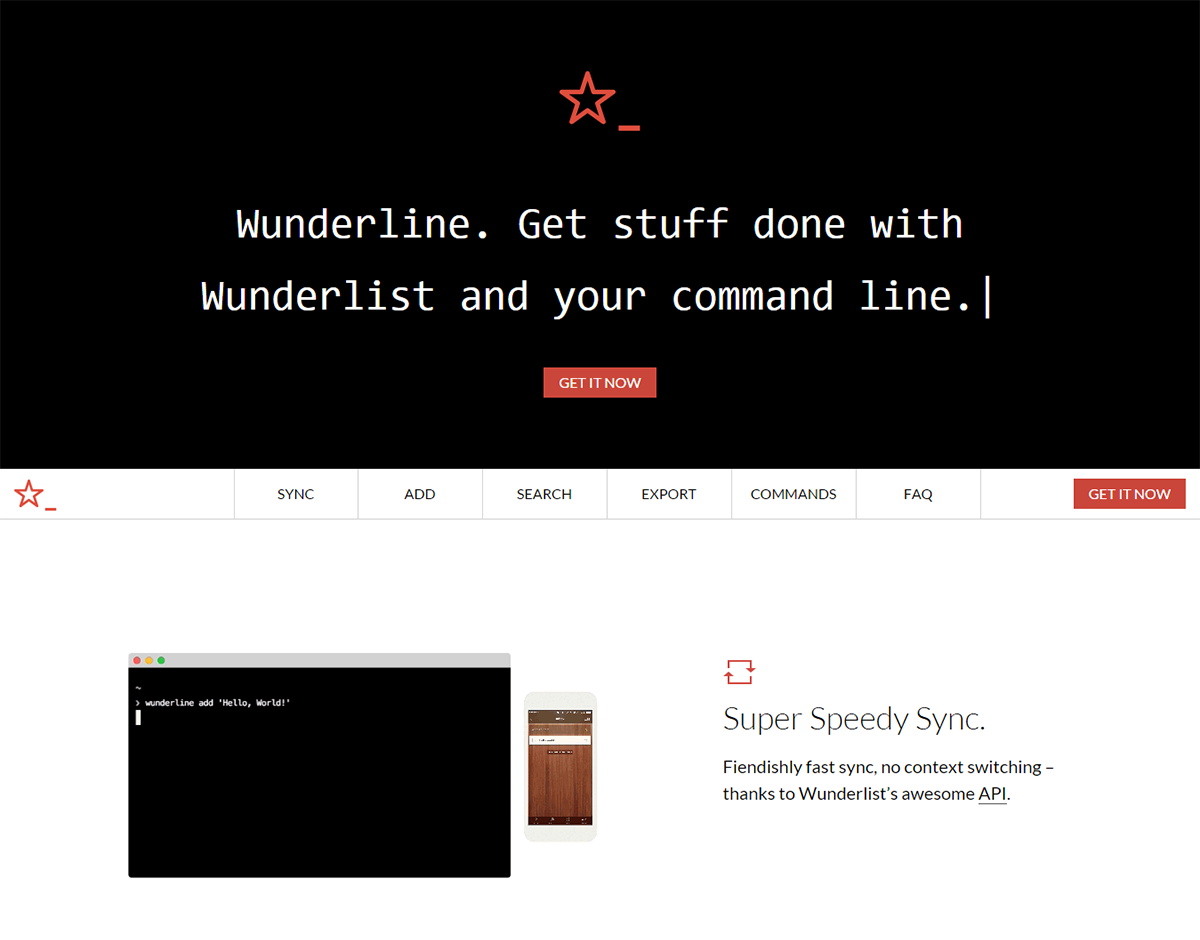 Wunderline. Wunderlist for your command line!